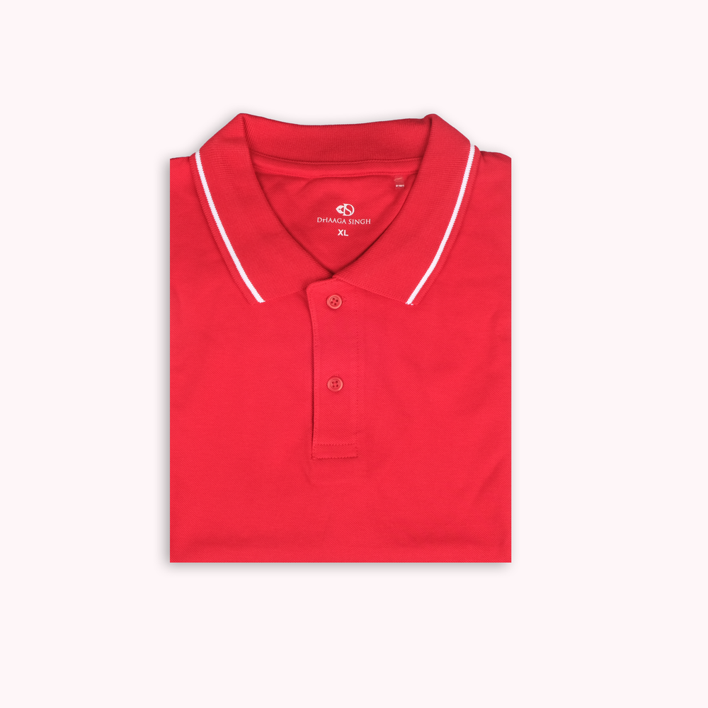 Red Collar T-shirt